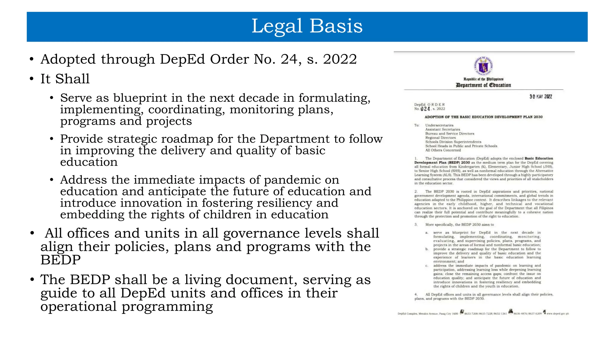 1SIP BEDP 2030 by DepEd Planning Service Director Roger Masapol.pptx
