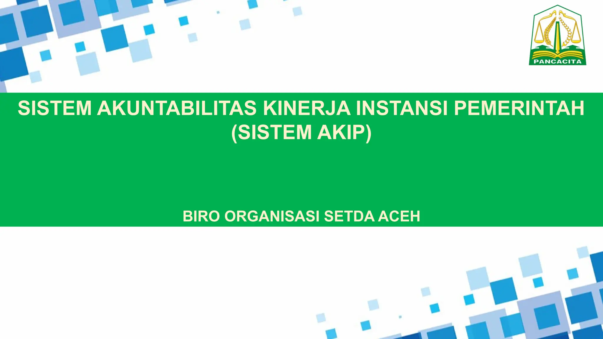 Sistem Akuntabilitas Kinerja Instansi Pemerintah | PPTX