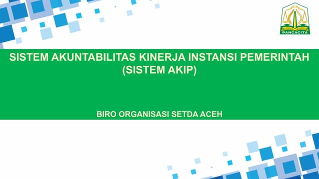 Sistem Akuntabilitas Kinerja Instansi Pemerintah | PPTX