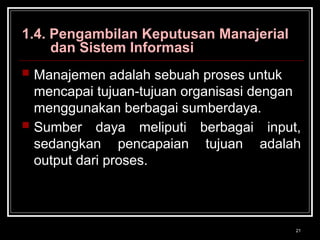 Teori Sistem Pendukung Manajemen - Management Support System | PPTX