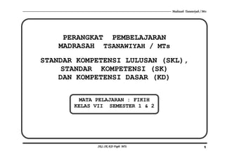[1] skl sk kd fiqih vii | PPT