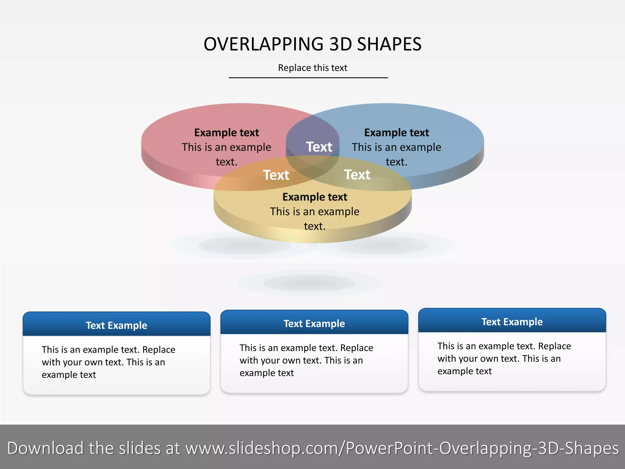 Overlapping 3D Shapes | PPT