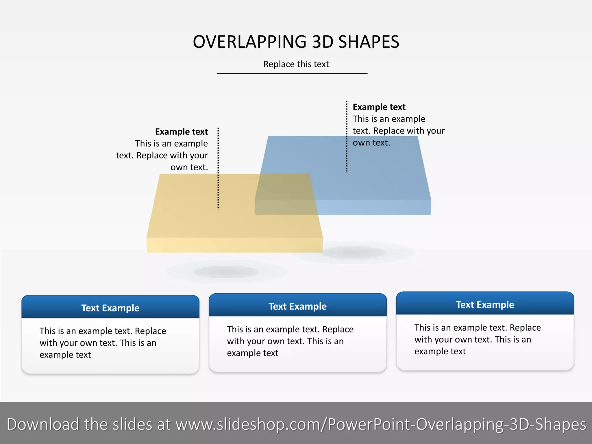 Overlapping 3D Shapes | PPT