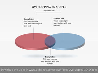 Overlapping 3D Shapes | PPT