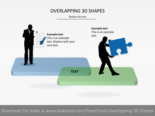 Overlapping 3D Shapes | PPT