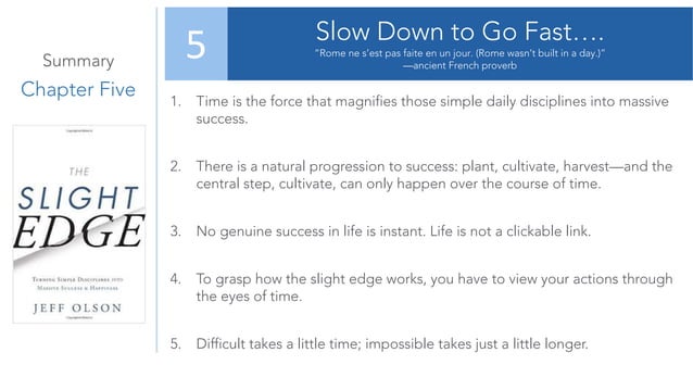 1 slight edge_summary | PPT