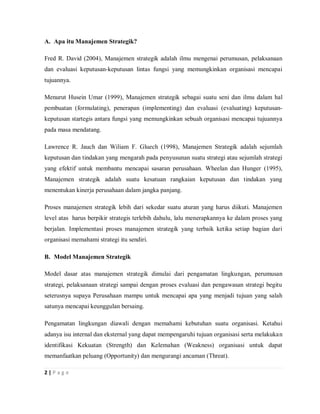 1, SM, Rahma Arya S, Hapzi Ali, Strategic Management: Overview of Strategic Management ...