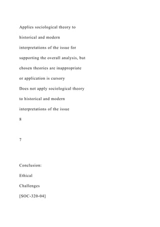 1 SOC 320 Final Project Guidelines and Rubric .docx
