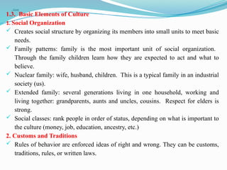 CHAPTER ONE: Understanding Diversity and Multiculturalism | PPTX