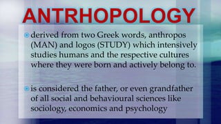 SOCIETY AND CULTURE | PPTX
