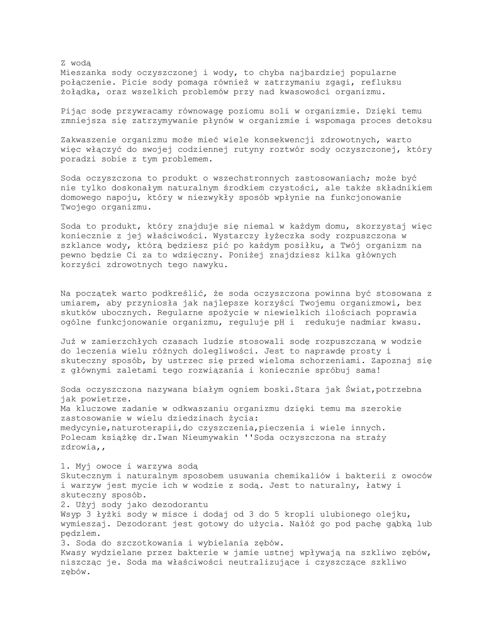 1) soda regulacja p h | PDF