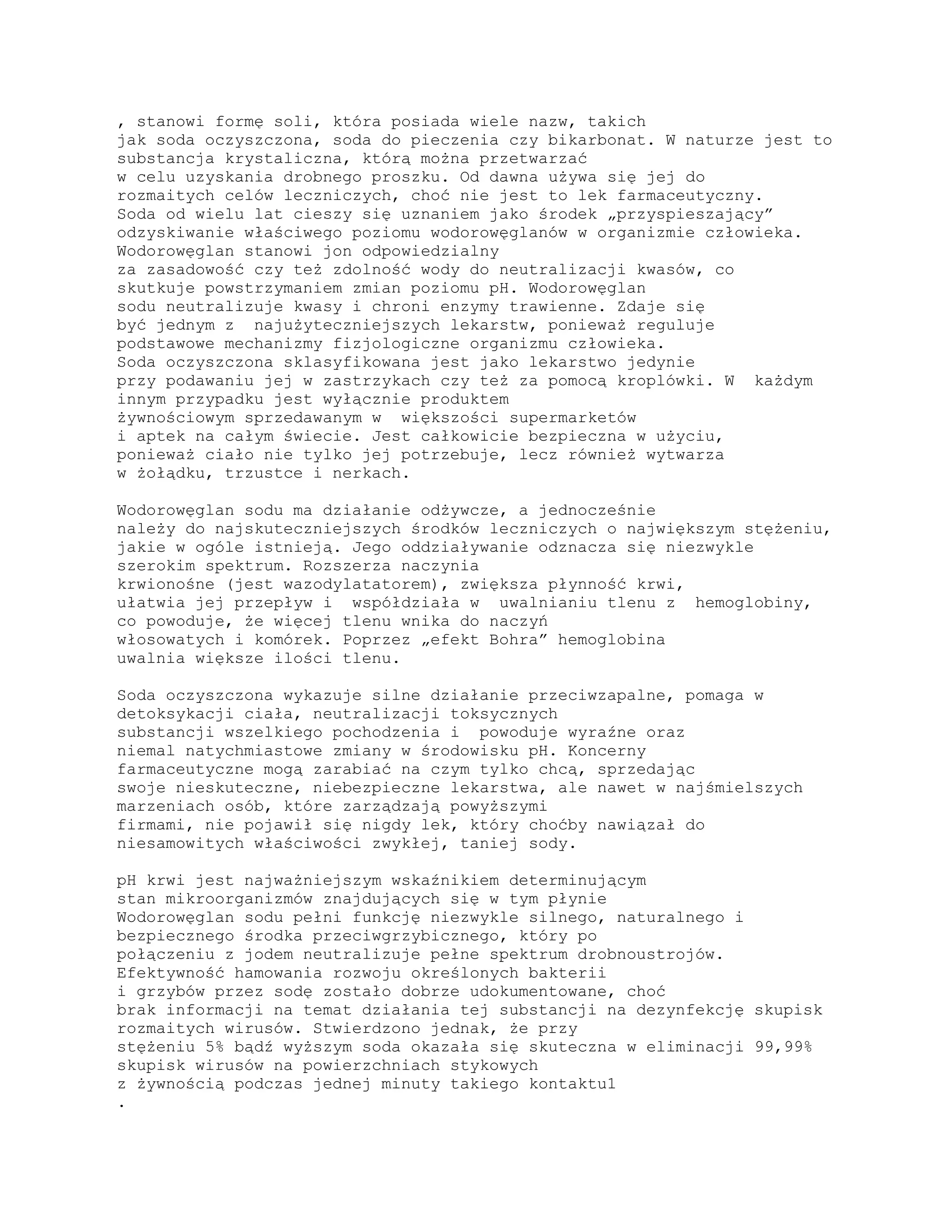 1) soda regulacja p h | PDF