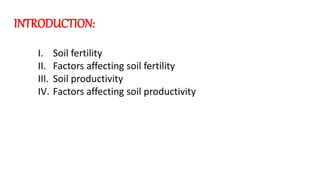 1 Soil fertility and productivity.pptx