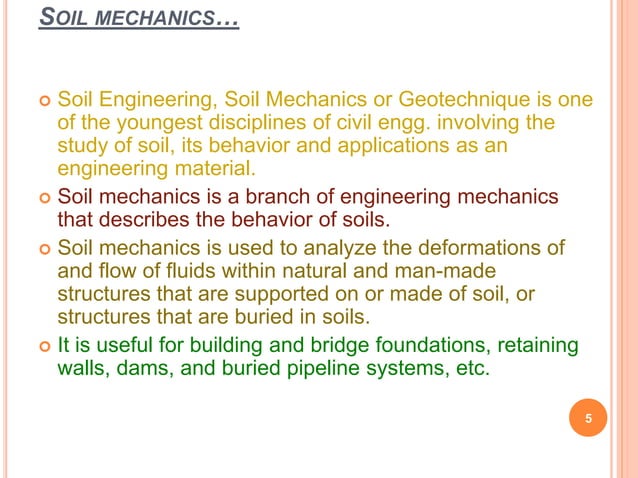 History of soil mechanics | PPTX | Civil Engineering Industry | Industries