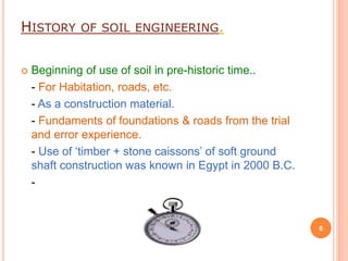 History of soil mechanics | PPTX