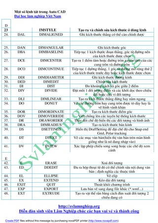 1 so lenh_tat_cad1 | PDF