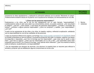 planeacion del valor de la solidaridad.. | DOCX