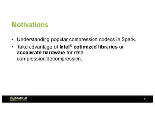 Best Practice of Compression/Decompression Codes in Apache Spark with Sophia Sun and Qi Xie | PDF