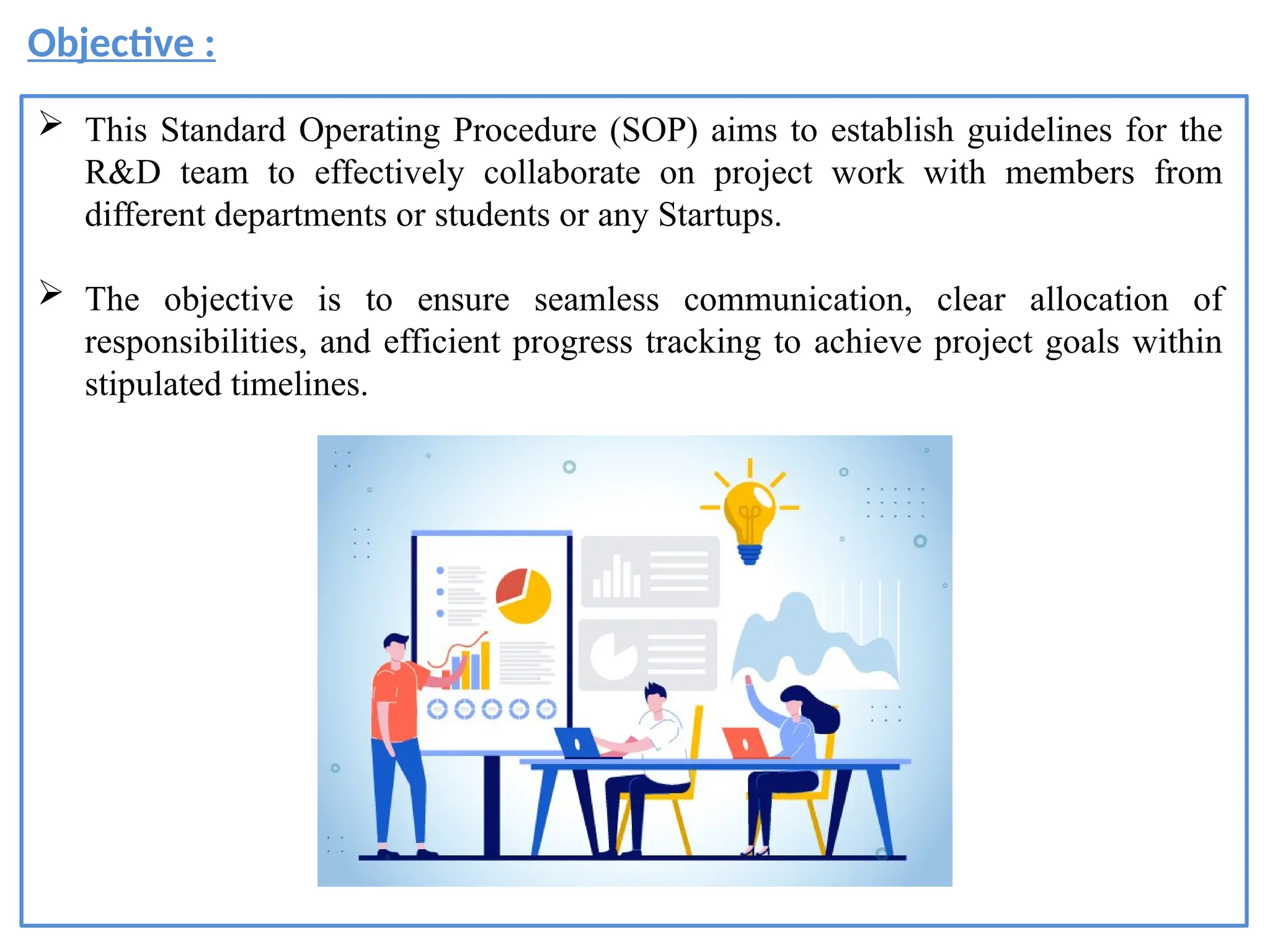 SOPs for the Research and Development dept | PPTX