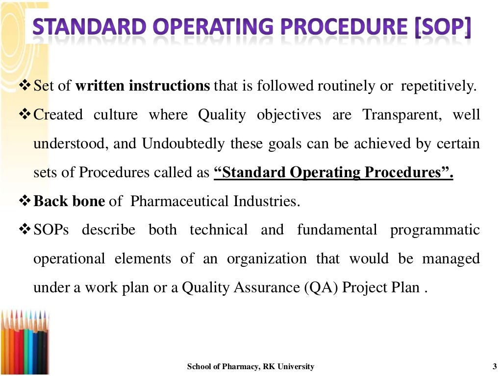 Standard Operating Procedure Pharmacy standard-operating-procedure-pharmacy