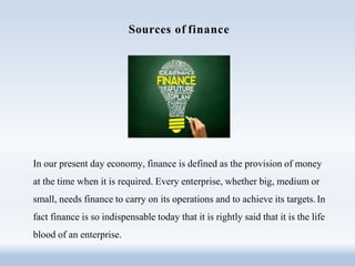 1 sources of finance | PPT