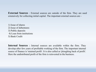 1 sources of finance | PPT