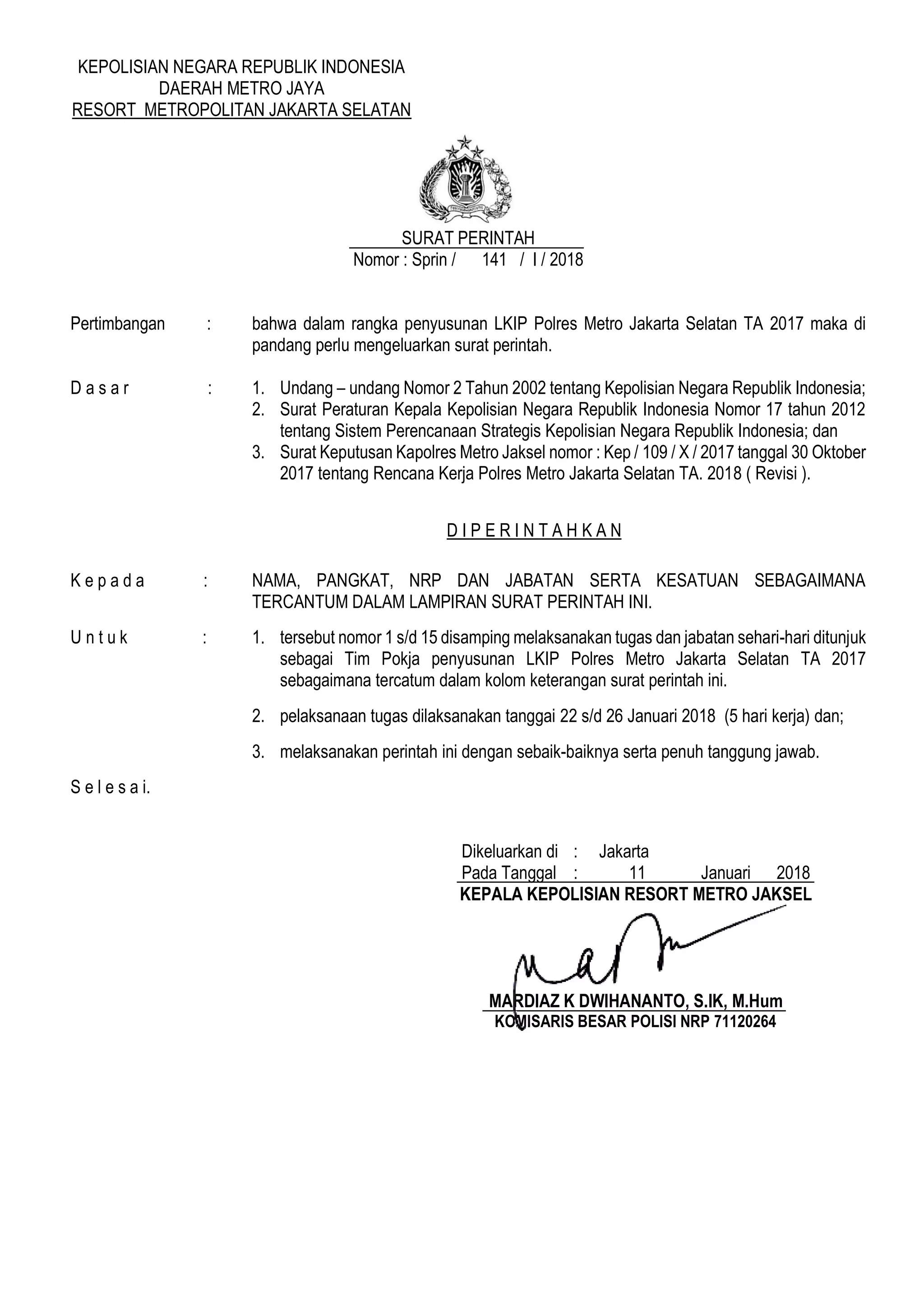 1 sprint penyusunan lkip ta 2017 | PDF