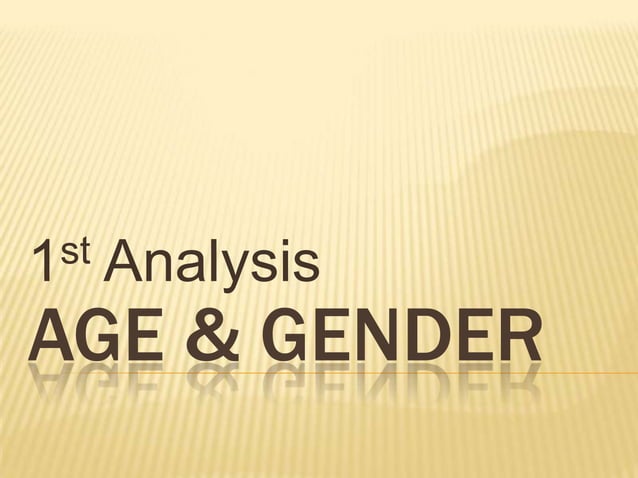Age & Gender | PPT