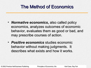 Scope & Method of Economics | PPT