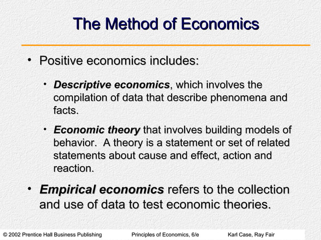 Scope & Method of Economics | PPT