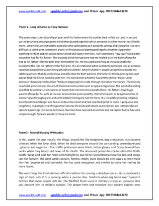Poem 1 - Poem at Thirty Nine by Alice Walker | DOCX