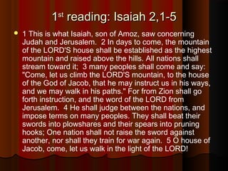 First Sunday of Advent A | PPT