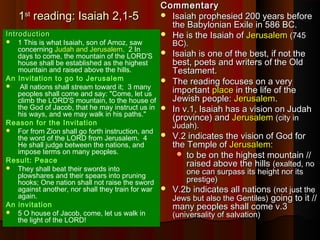 First Sunday of Advent A | PPT