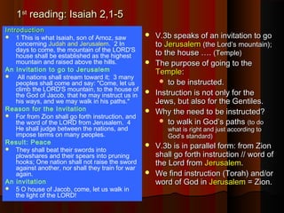 First Sunday of Advent A | PPT