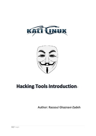 Kali Linux, Introduction to Ethical Hacking and Penetration Tools | PDF