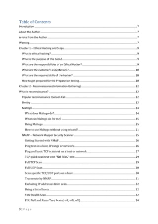 Kali Linux, Introduction to Ethical Hacking and Penetration Tools | PDF