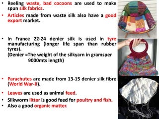 1st chapter introduction to sericulture | PPTX