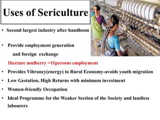 1st chapter introduction to sericulture | PPTX