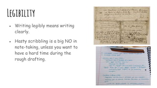 Taking Down Notes and Parenthetical Documentation | PPT