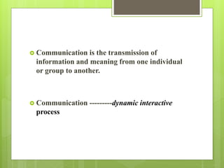 Effective communication skills | PPTX