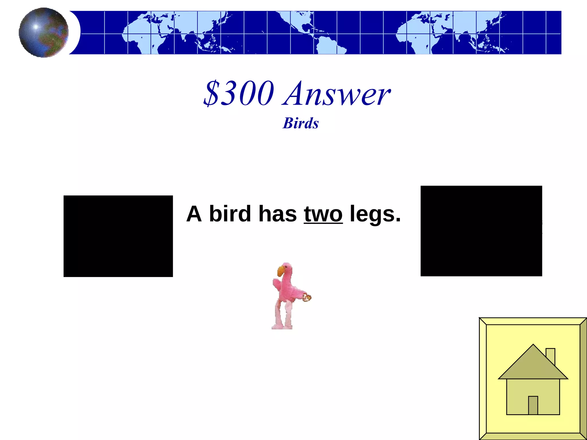 1st Grade Animals Jeopardy 1 | PPT
