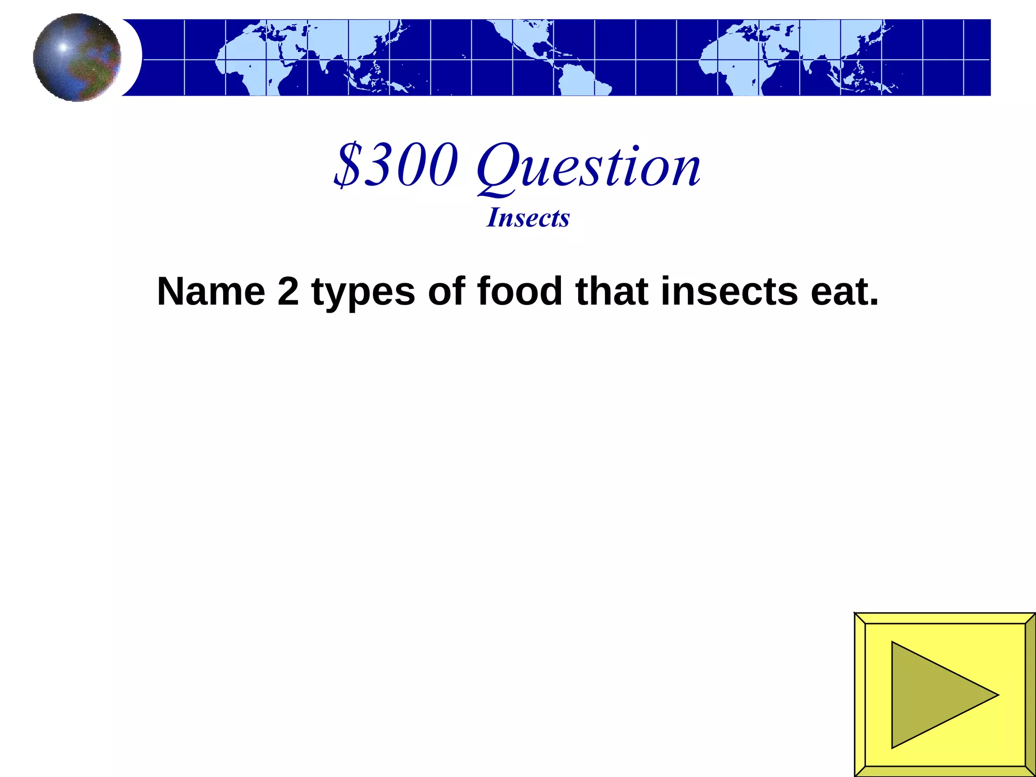 1st Grade Animals Jeopardy 1 | PPT