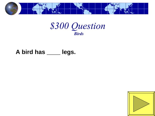 1st Grade Animals Jeopardy 1 | PPT
