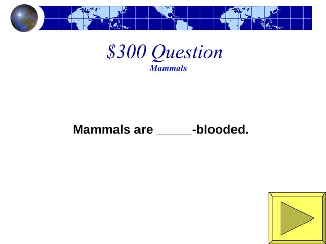 1st Grade Animals Jeopardy 1 | PPT