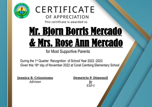 FIRST QUARTER-RECOGNition-CERTIFICATE.pptx
