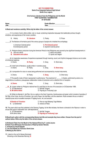 1st-QUARTERLY EXAM-Creative Writing_TOS@2023-2024.docx
