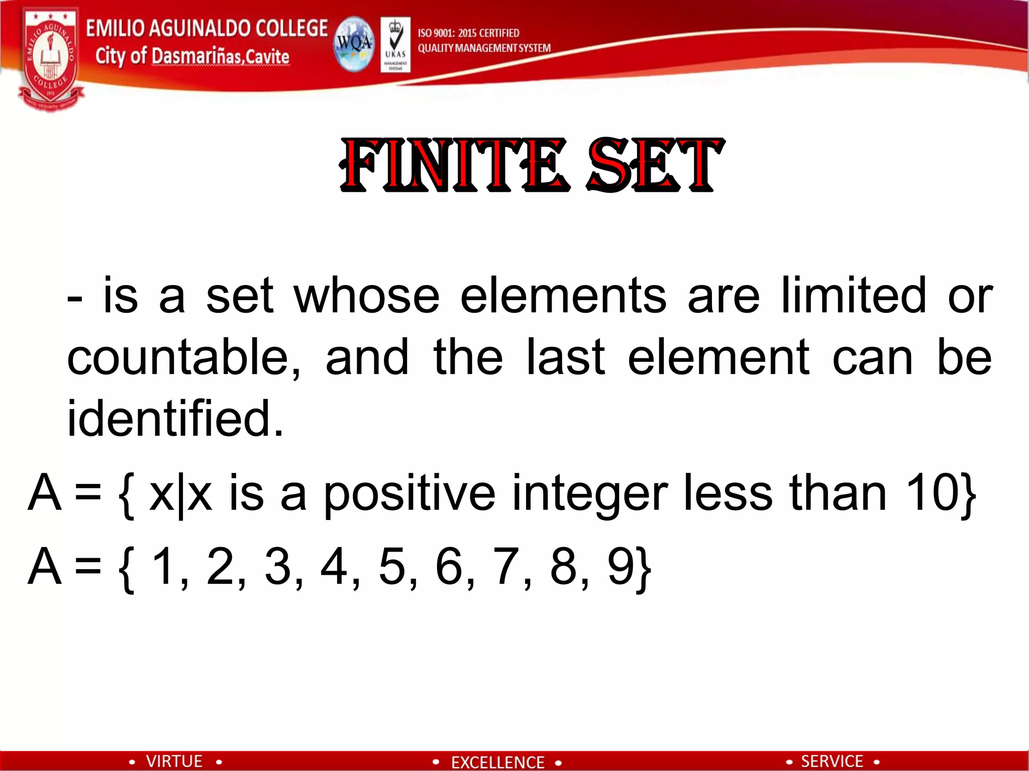 Language of Sets | PDF