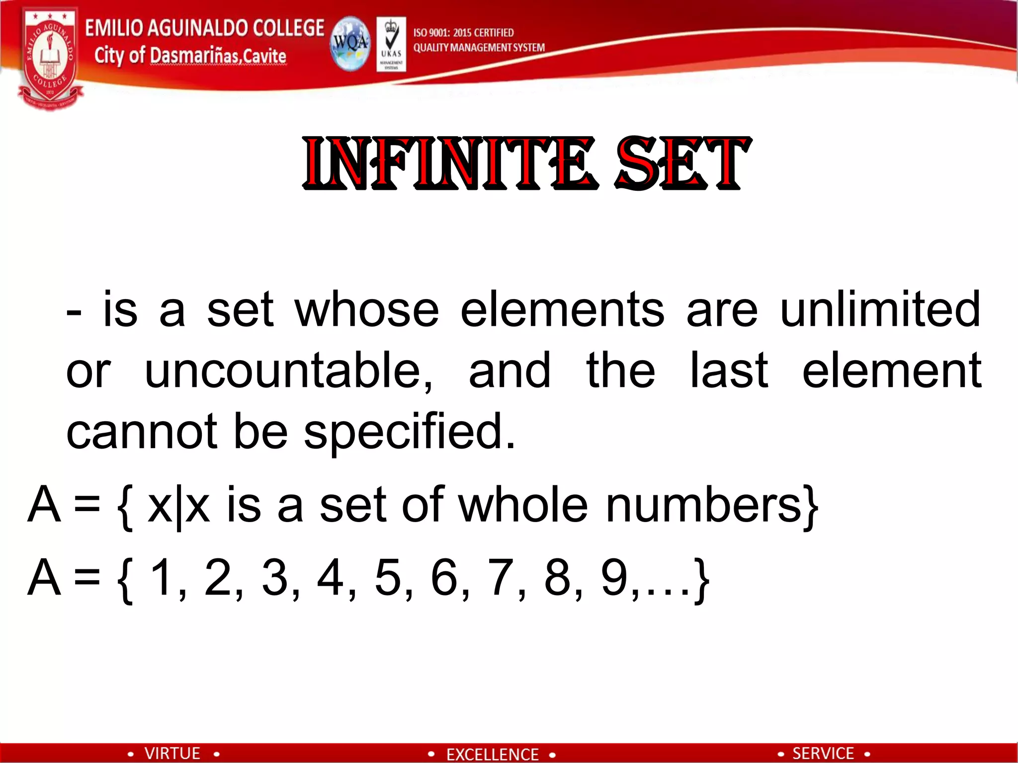 Language of Sets | PDF