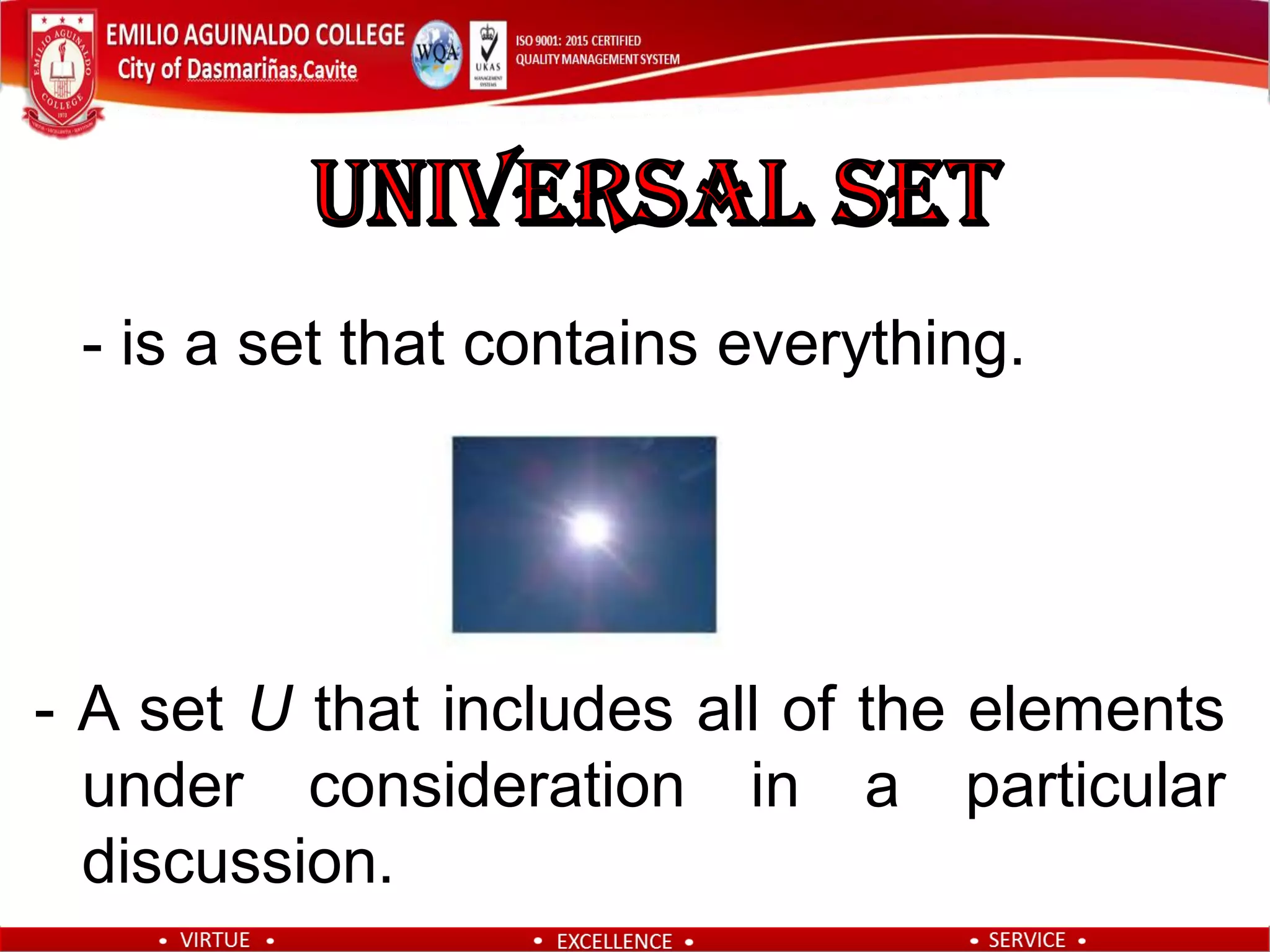 Language of Sets | PDF