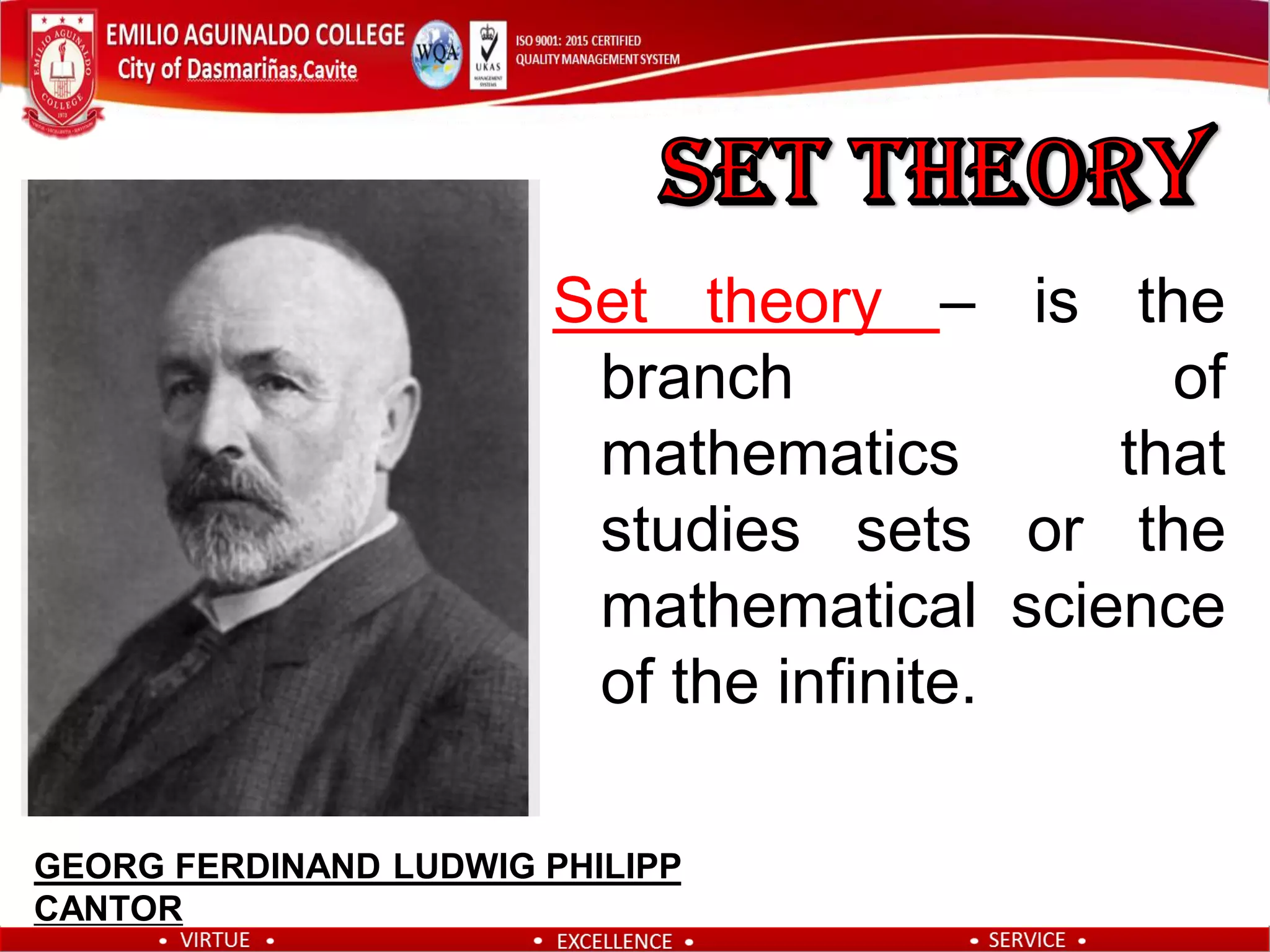 Language of Sets | PDF